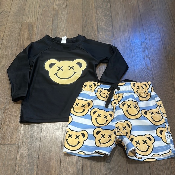 Huxbaby | Swim | Price Drop Hux Baby Rashguard And Bathingsuit Set ...
